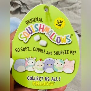 Squishmallows | Toys | Sebastian The Bunny 35 Inch Squishmallow Clip ...